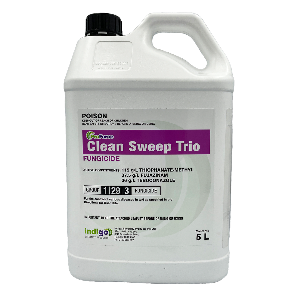 Indigo ProForce Clean Sweep Trio Fungicide 5L – Turf Group Australia